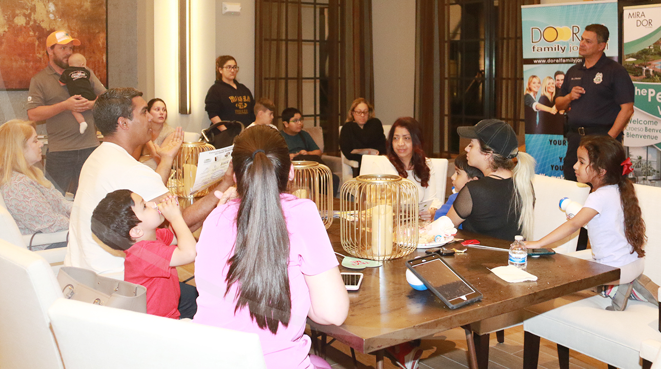 DORAL POLICE DEPARTMENT REINFORCES COOPERATION WITH RESIDENTS - Doral ...