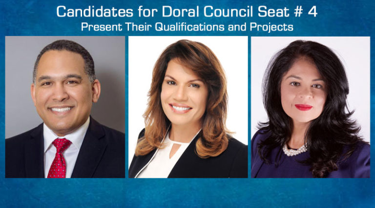 Candidates for Doral Council Seat # 4 Present Their Qualifications and ...