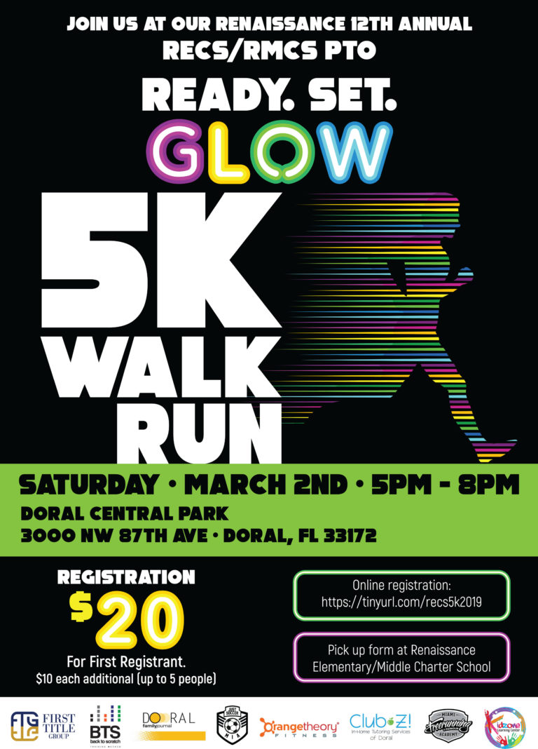 Glow 5K Walk-Run - Doral Family Journal